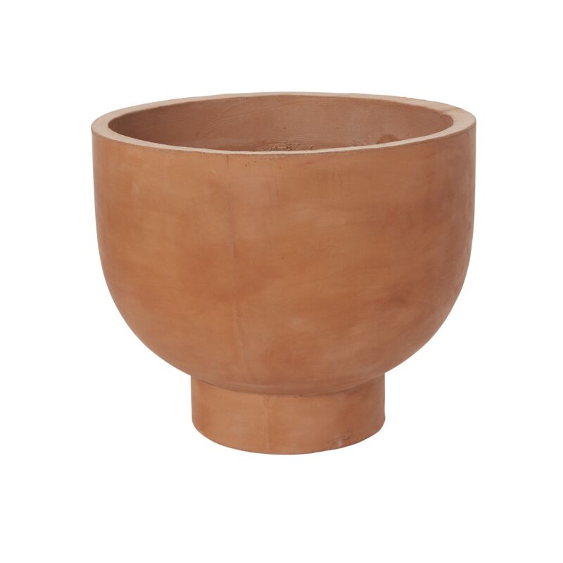 Newport Burnt Orange Compote 16" | The Flora Culture